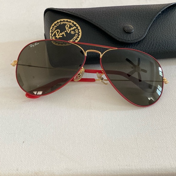 Ray-Ban | Accessories | Rayban Vintage Flying Colors Aviator Sunglasses ...